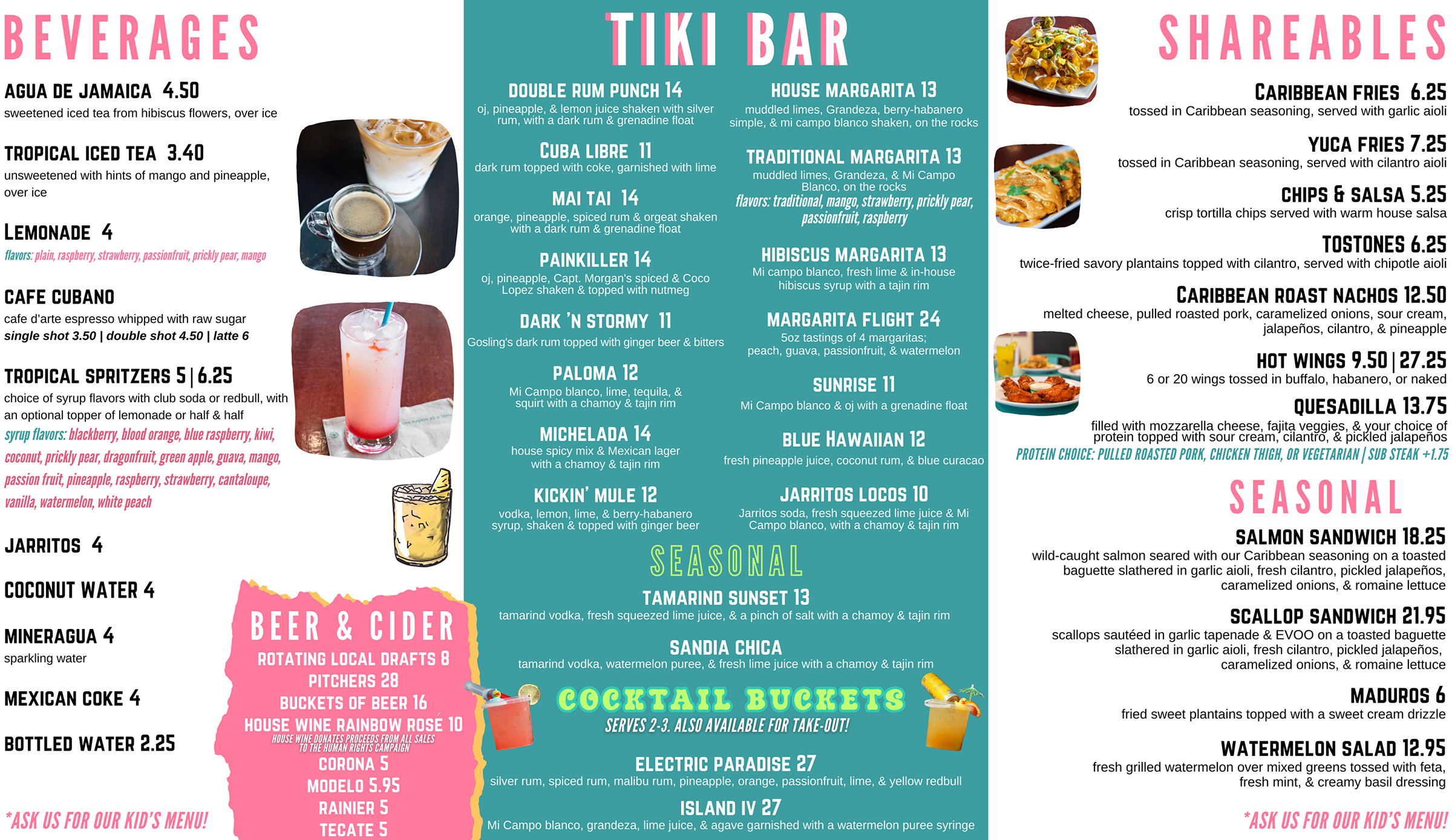 Paseo Menu | Caribbean Sandwiches, Bowls & Salads in Seattle | Paseo ...
